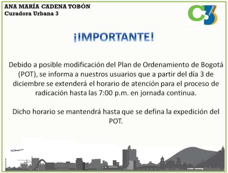 Curaduría Urbana 1 Bogotá